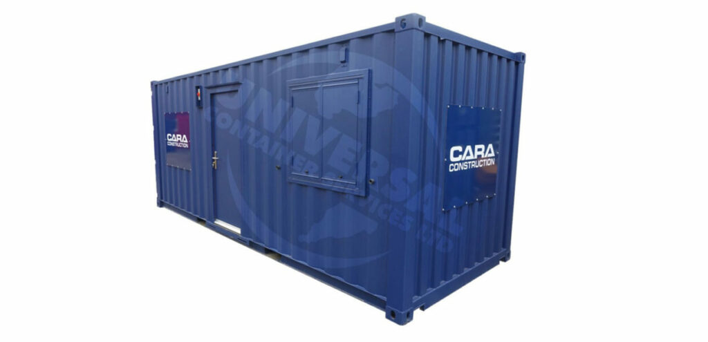 Construction Site Secure Storage Container Conversion