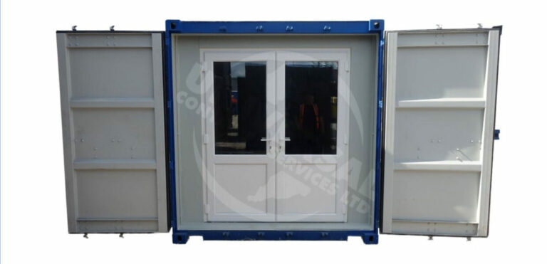 x2 20ft container office and workshops