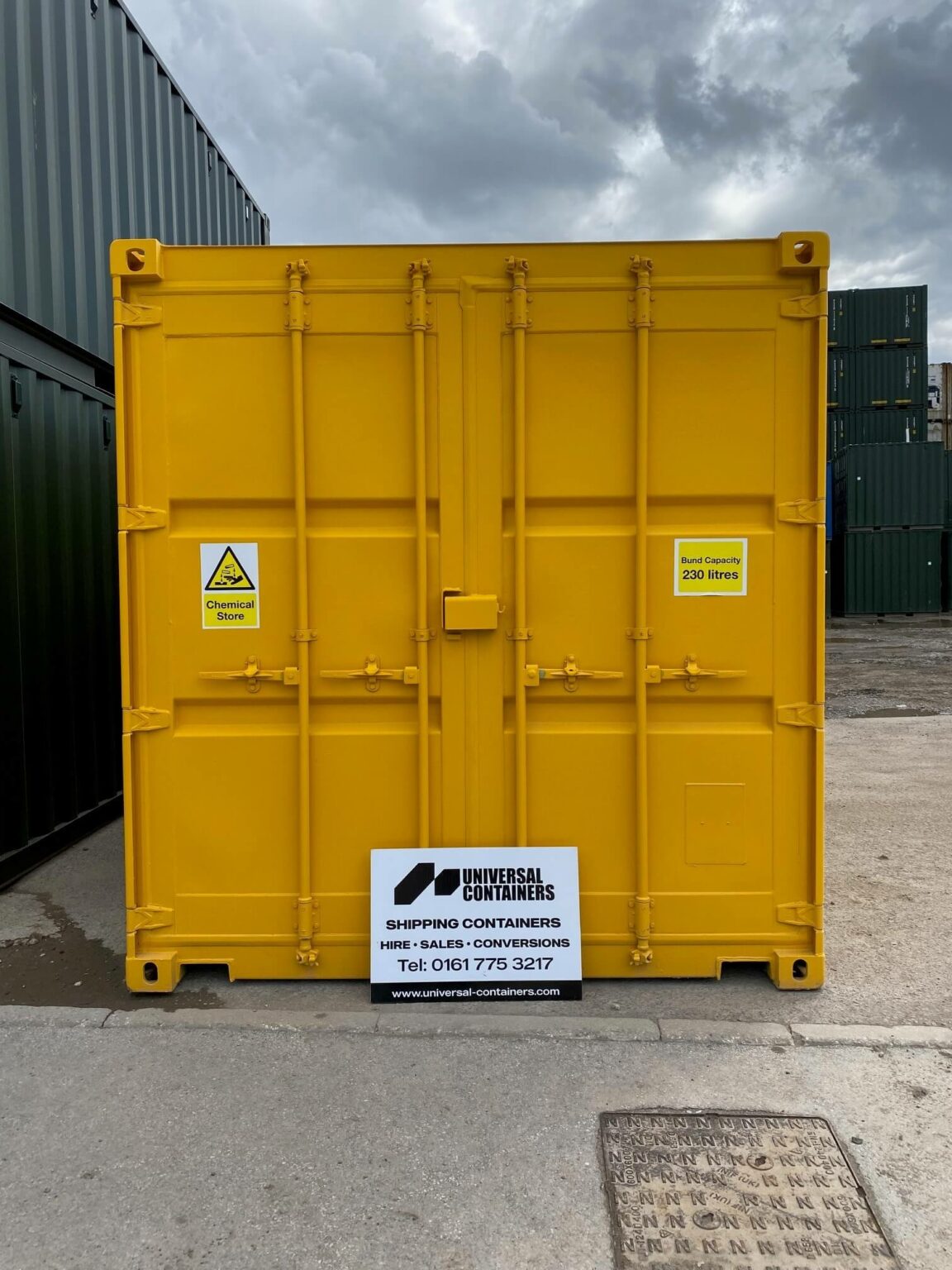 Chemical Store Shipping Container Conversion