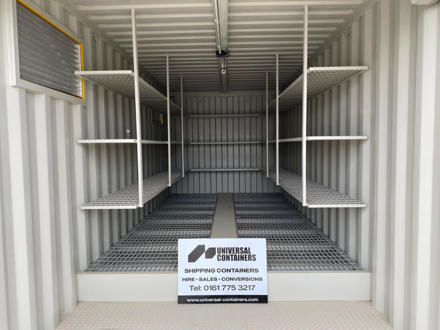 Chemical Store Shipping Container Conversion