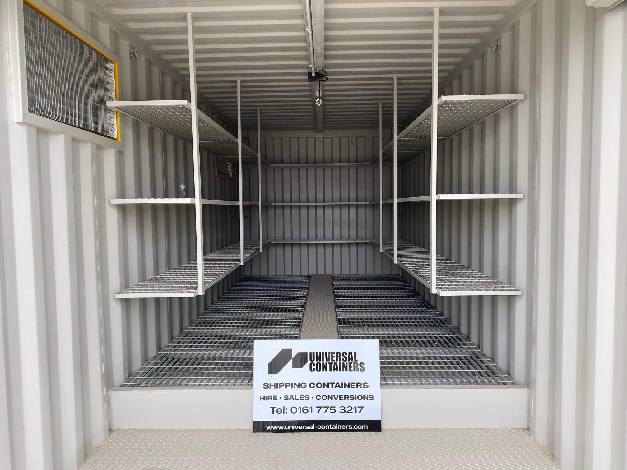 Chemical Store Shipping Container Conversion