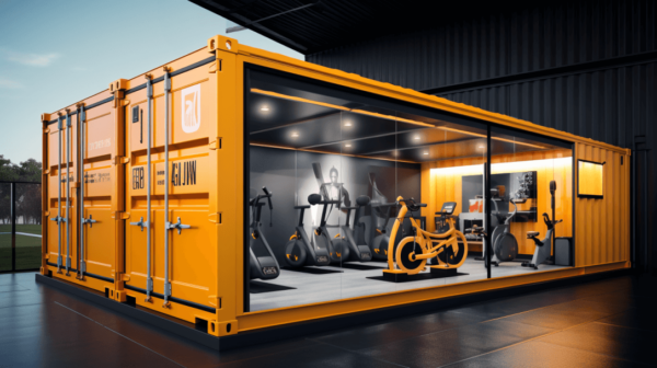 Unique & Affordable Converted Shipping Container Gym Ideas